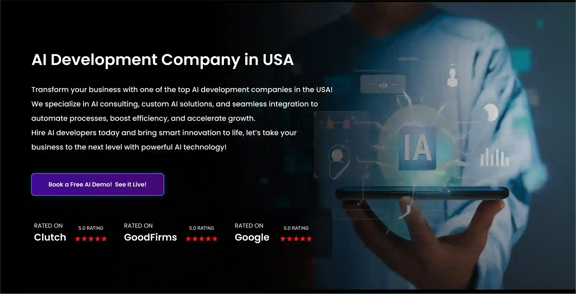 Best AI Development Company in USA | Sunrise Technologies