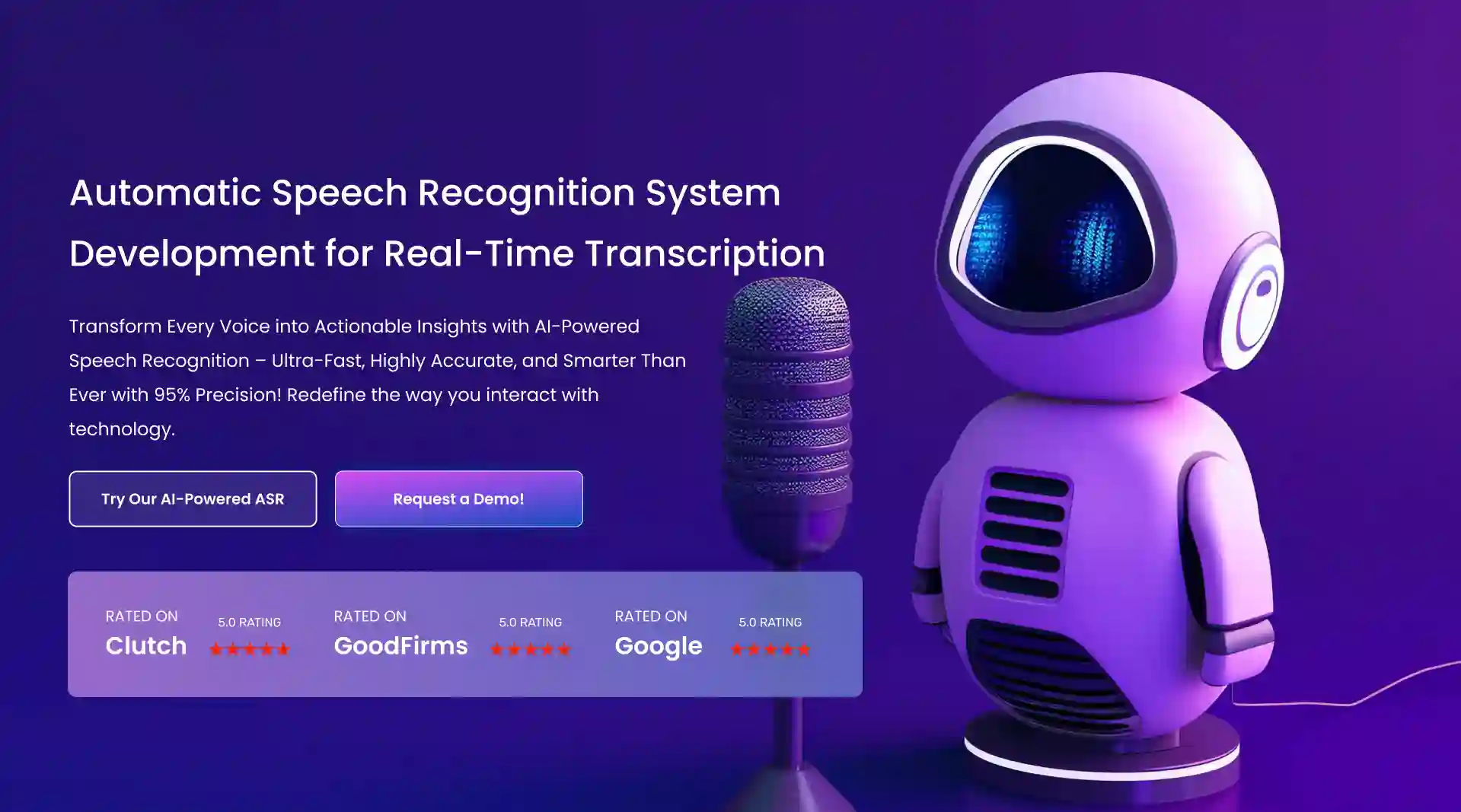 Automatic Speech Recognition System Development Company in Australia