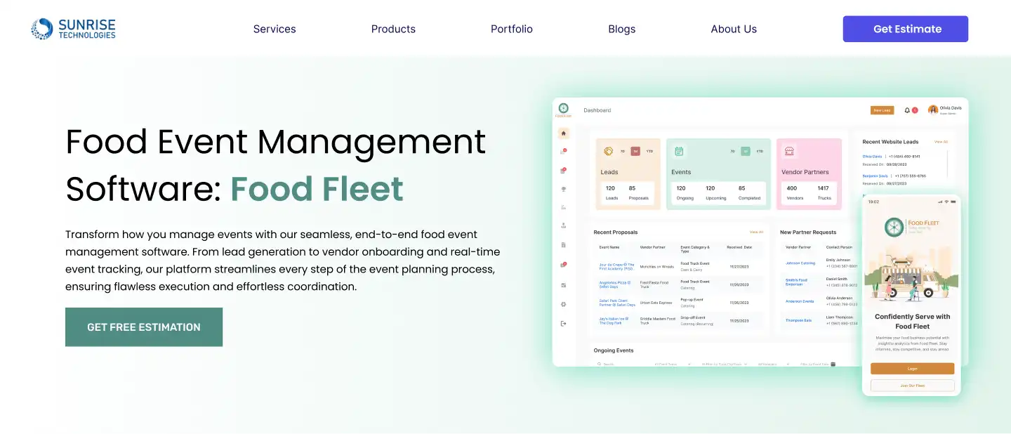 Build AI Food Event Management System with Email Automation