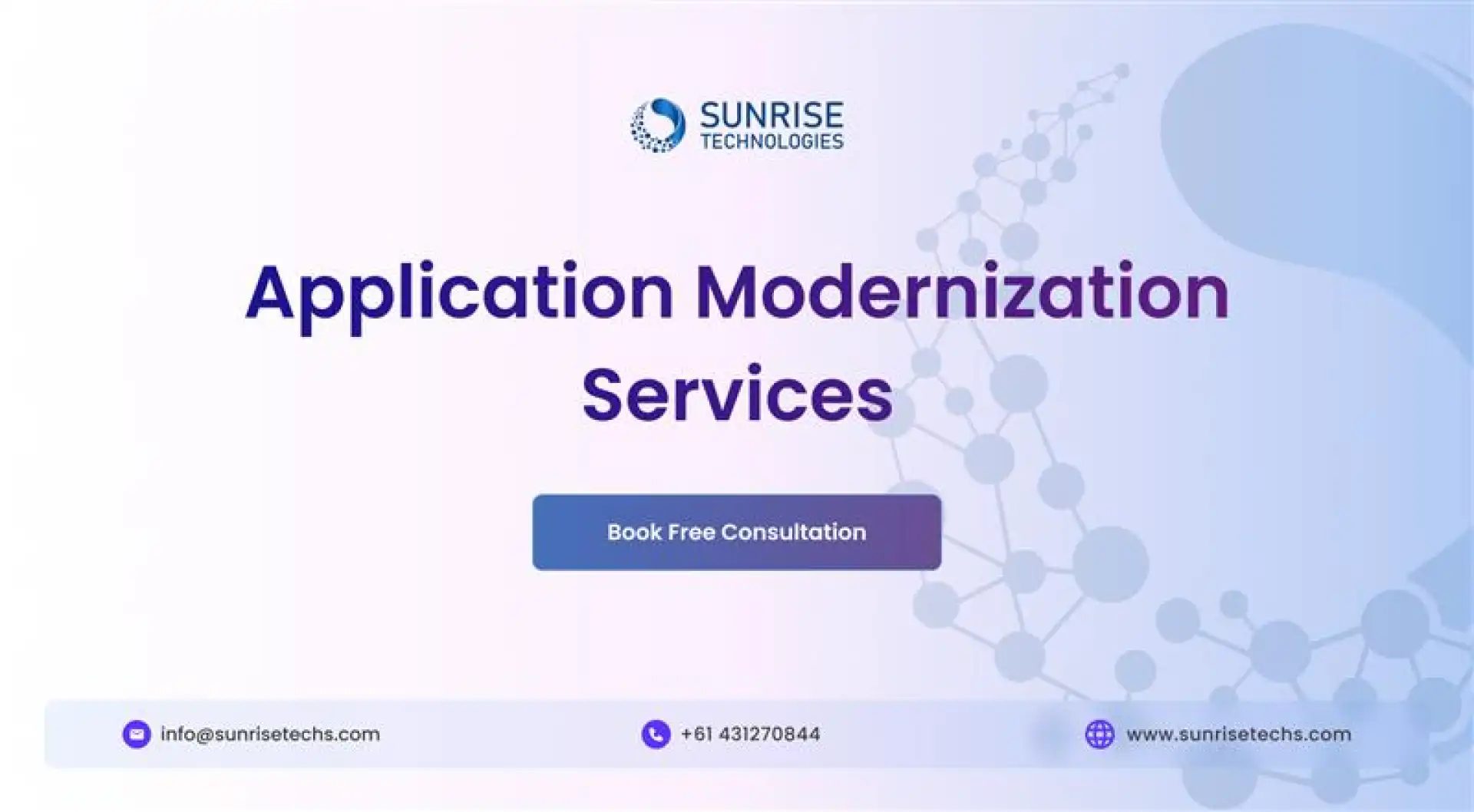 App Modernization Services Australia | Sunrise Technologies